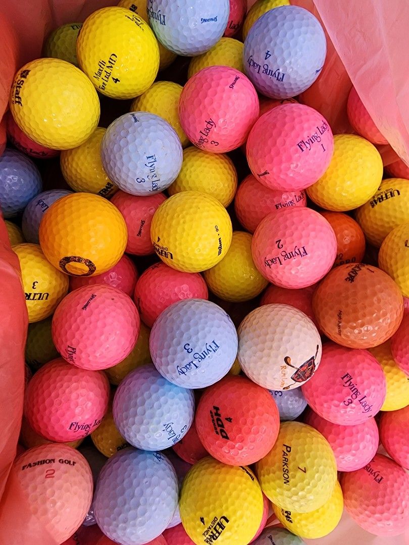 Coloured Golf Balls Clearance!!!, Sports Equipment, Sports & Games ...