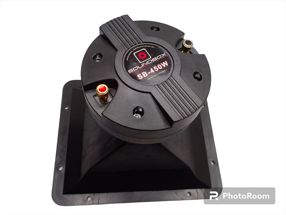 COMPRESSION DRIVER UNIT SB-450W 450W 4-8 OHMS with TWEETER HORN PLASTIC ...