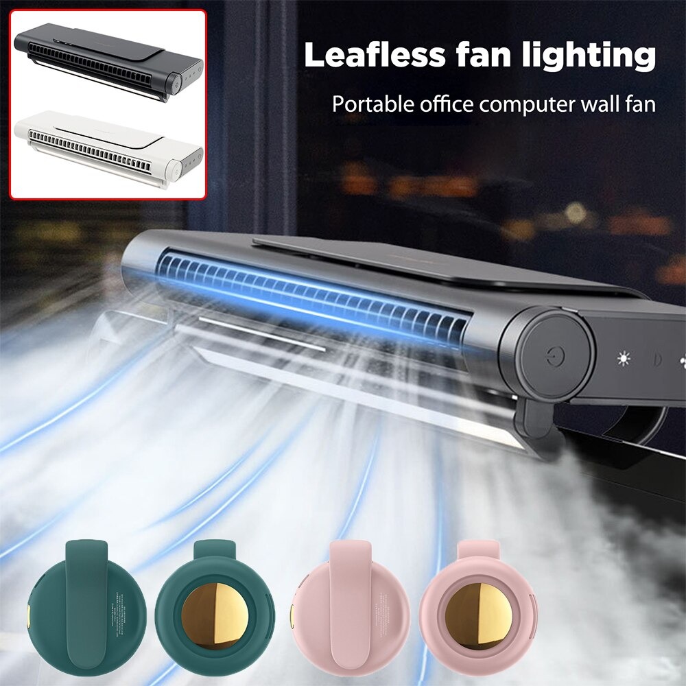 Computer Screen Fan Bladeless Display Screen Fans Electric Fan ...