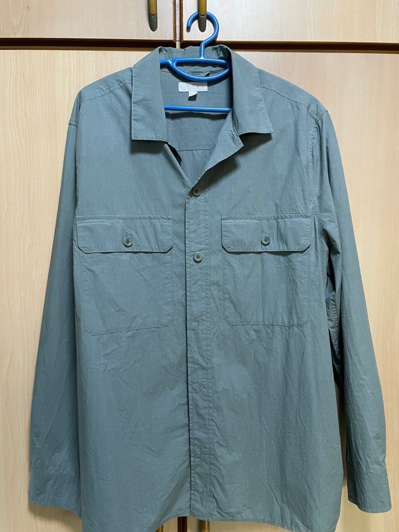 COS Green Overshirt - L, Men's Fashion, Coats, Jackets and Outerwear on ...