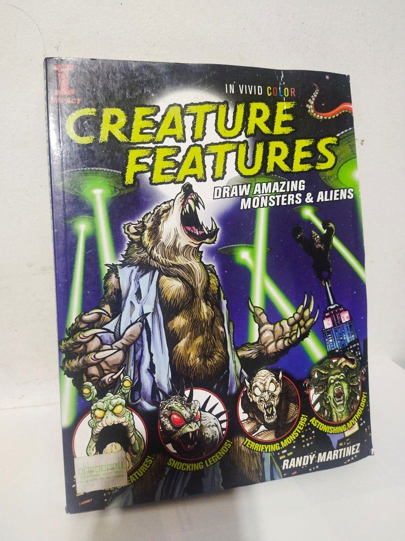 "Creature Features"---How to Draw Amazing Monsters & Aliens!/Cool Art! on Carousell