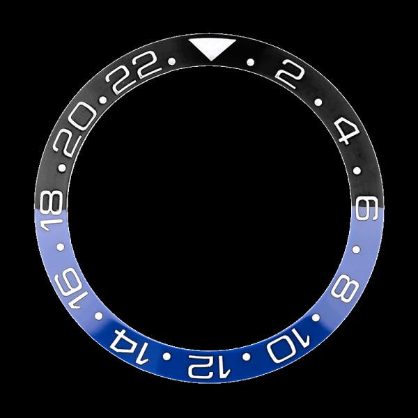 Custom Bezel Insert for Rolex GMT-Master II Blue/Black, Men's Fashion ...