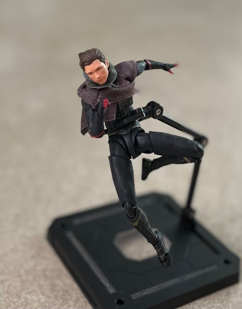 Custom Sh Figuarts Mafex Spider man, 興趣及遊戲, 玩具 & 遊戲類 - Carousell