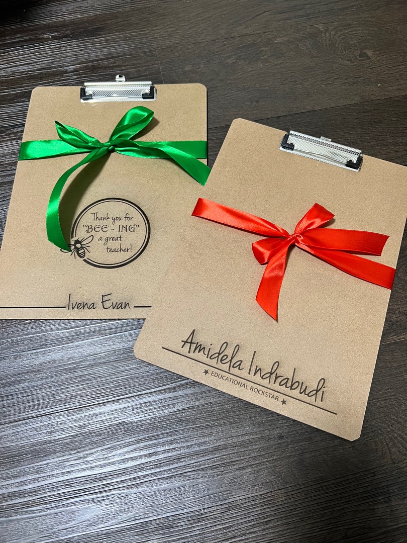 Custom wooden clipboard for teachers day or other occasions, Hobbies ...