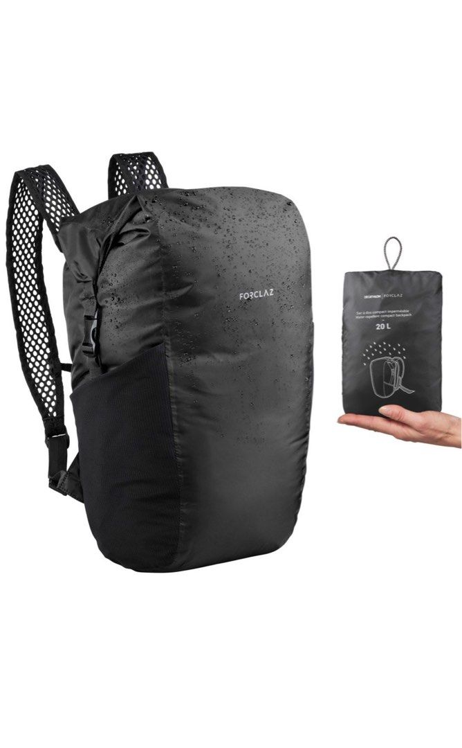 Decathlon FORCLAZ foldable hiking bag (20L), Men's Fashion, Bags ...