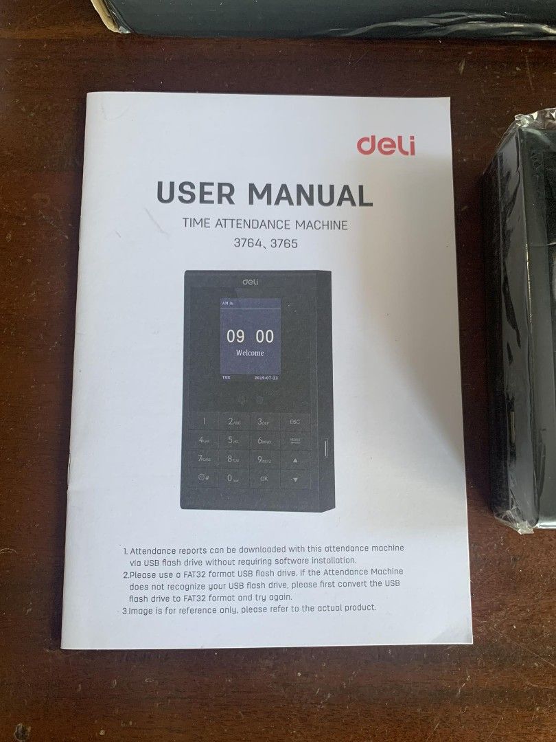 Deli Face Recognition Attendance 2.8'TFT Biometric Scanner Fingerprint ...