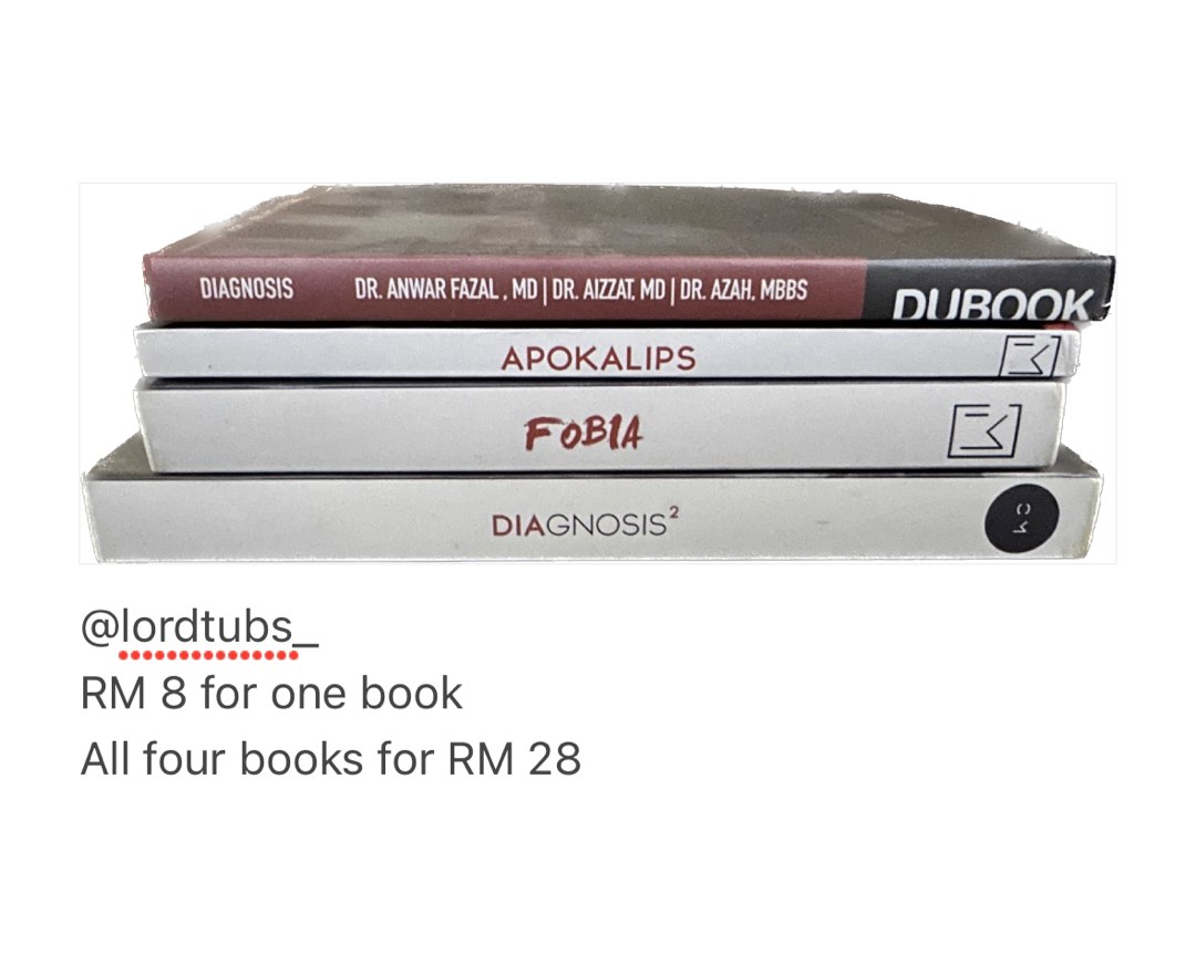 Diagnosis // Diagnosis 2 // Apokalips // FOBIA, Hobbies & Toys, Books & Magazines, Storybooks on ...