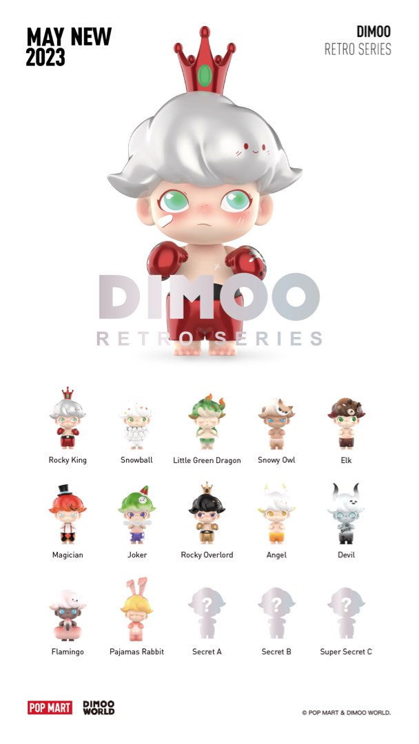 Dimoo Retro series, Hobbies & Toys, Toys & Games on Carousell