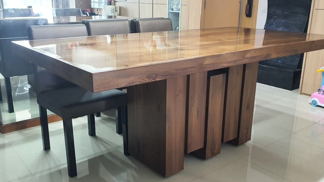 10 Pax Dining Table, Furniture & Home Living, Furniture, Tables & Sets ...