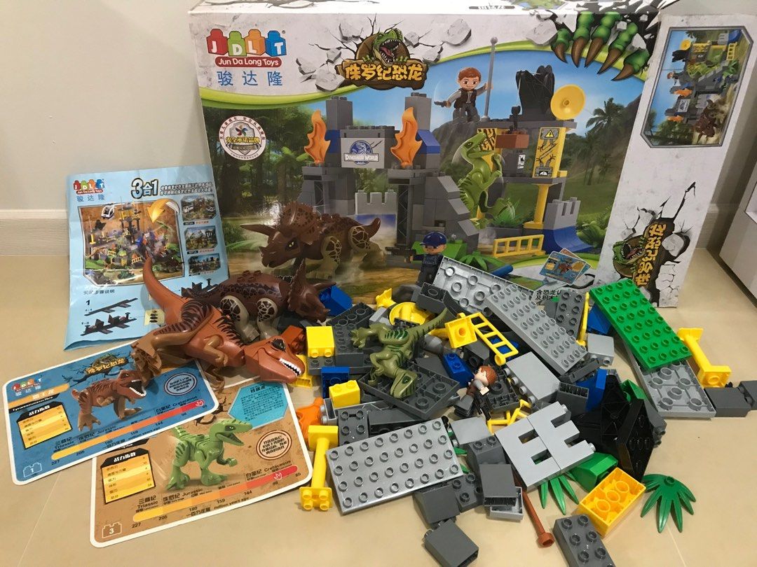 Dinosaur blocks, Hobbies & Toys, Toys & Games on Carousell