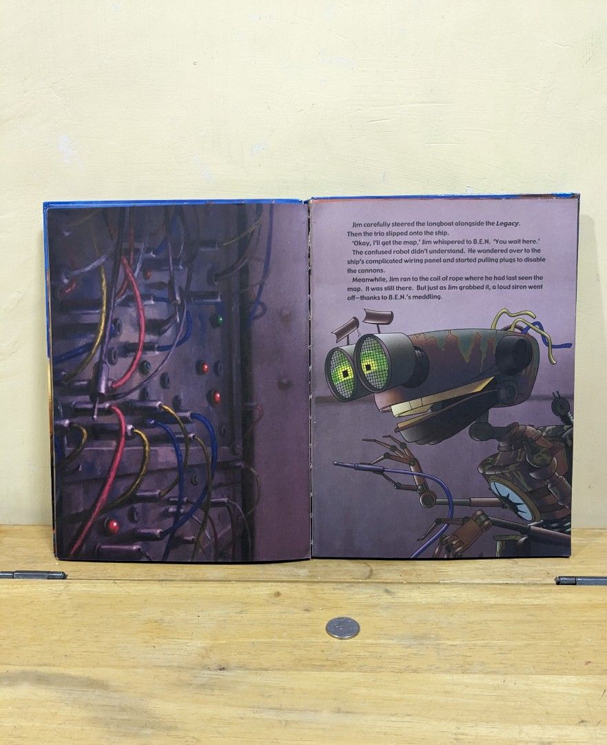 Disney's TREASURE PLANET Children's Reading Story Book Hardbound Cover ...