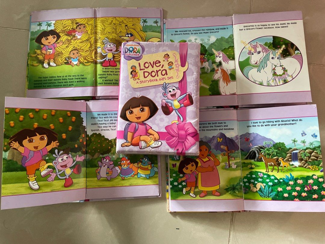 Dora love Story books (4 mini books), Hobbies & Toys, Books & Magazines ...
