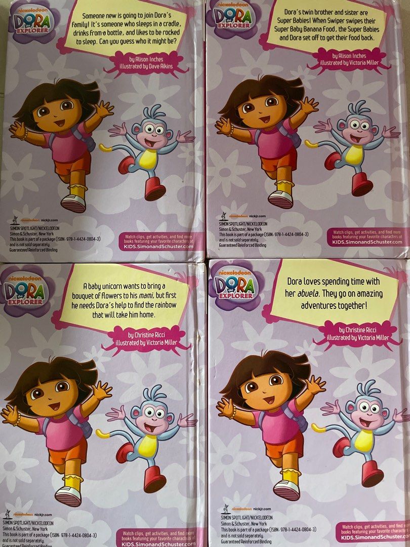 Dora love Story books (4 mini books), Hobbies & Toys, Books & Magazines ...