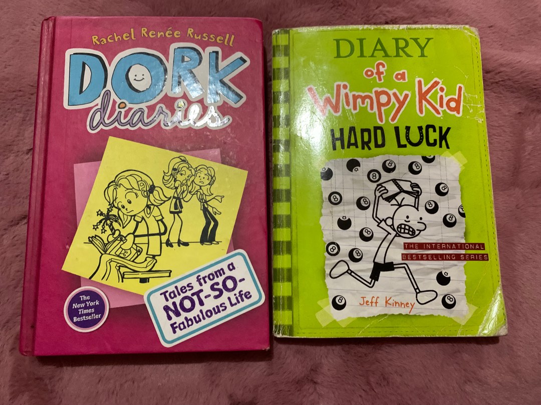 DORK DIARIES & Diary of a wimpy kid, Hobbies & Toys, Books & Magazines ...