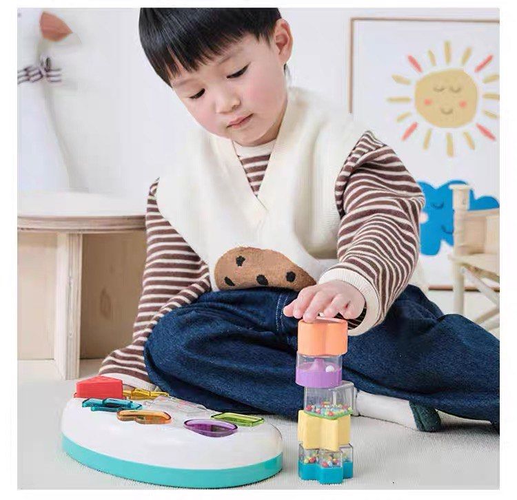 Early Learning Centre Little Senses Lights and Sounds Shape Sorter Matching Activity Toy with 6 ...