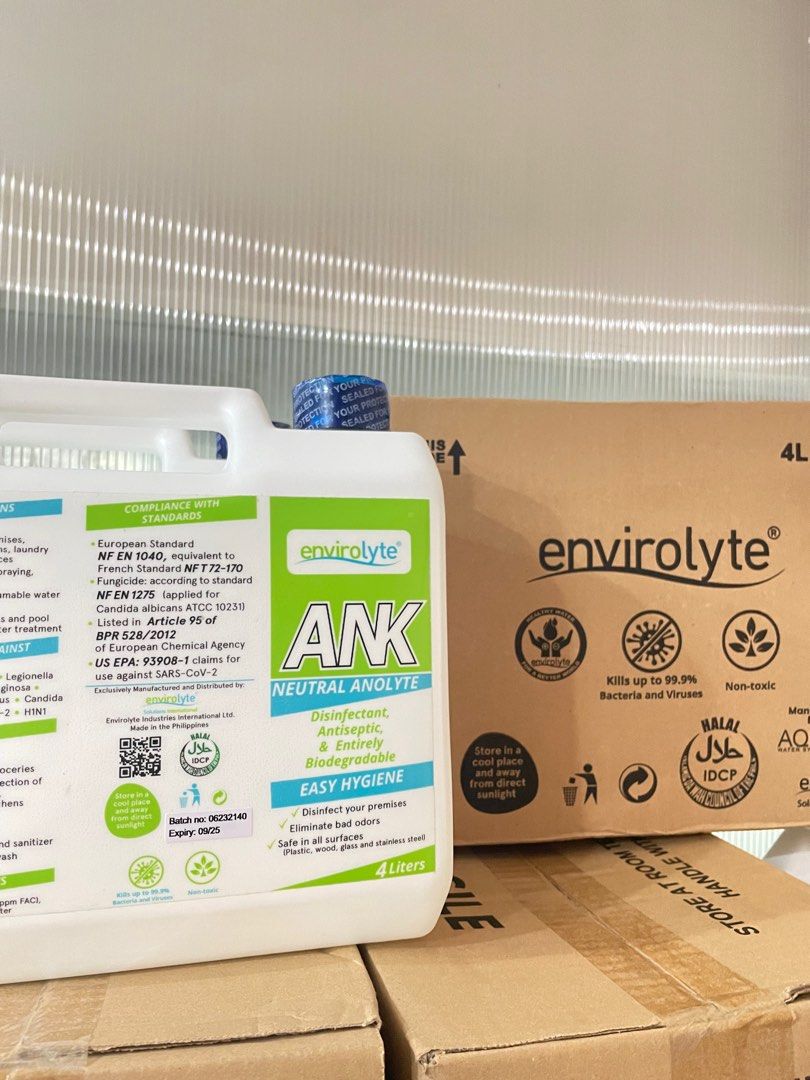 Surface Cleaner ANK Envirolyte 4L & 20L, Furniture & Home Living ...