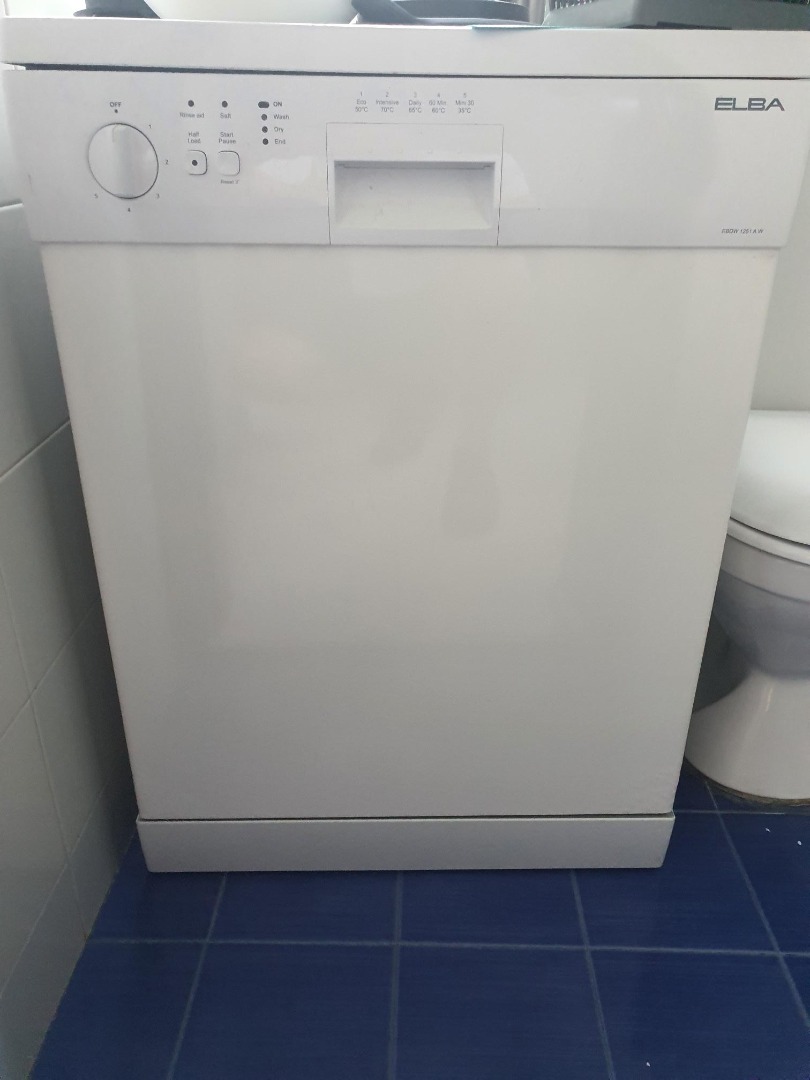 Elba Dishwasher EBDW 1251 A W, TV & Home Appliances, Kitchen Appliances ...