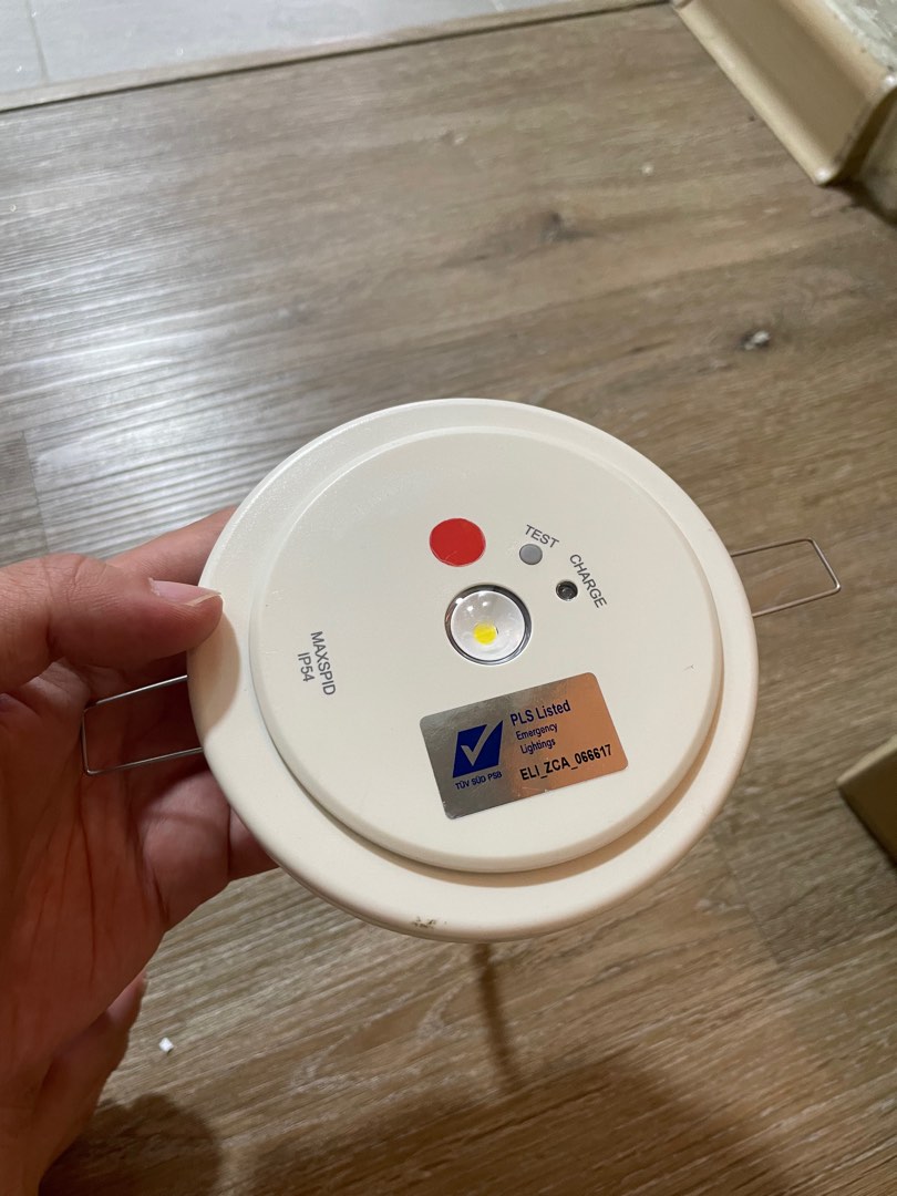 Maxspid Emergency Light, Furniture & Home Living, Lighting & Fans, Lighting on Carousell