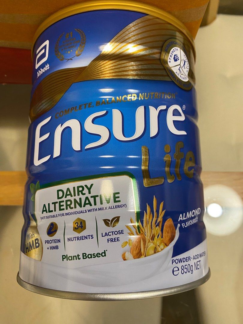 Ensure Life Powder with HMB (Dairy alternative/Almond) 850g, Health ...