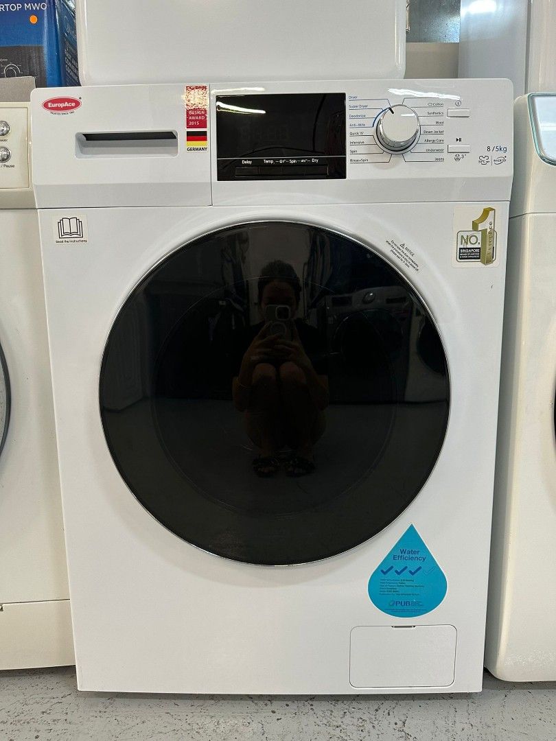 EUROPACE 8KG/5KG FRONT LOAD WASHER AND DRYER EWD6850U Condition 8/10 $430 86850866coco, TV ...