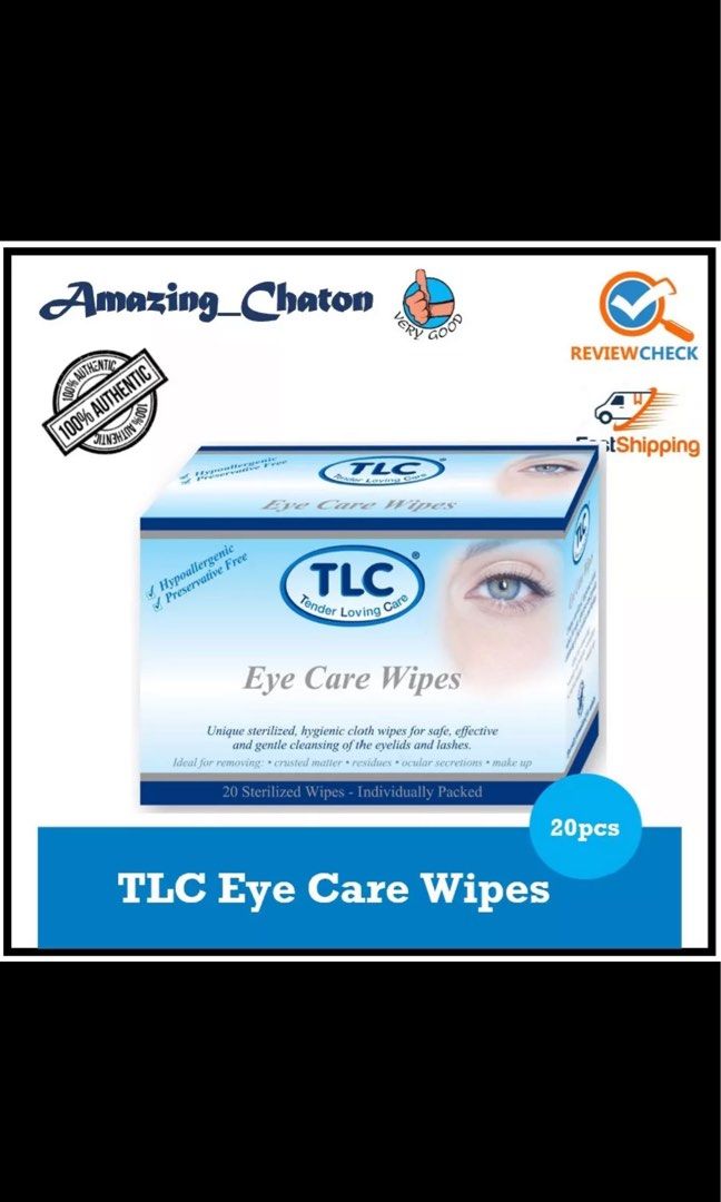Eye Care Wipes, Beauty & Personal Care, Vision Care on Carousell