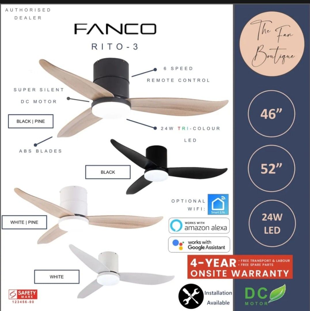 Fanco Ceiling Fan, Furniture & Home Living, Lighting & Fans, Fans on ...