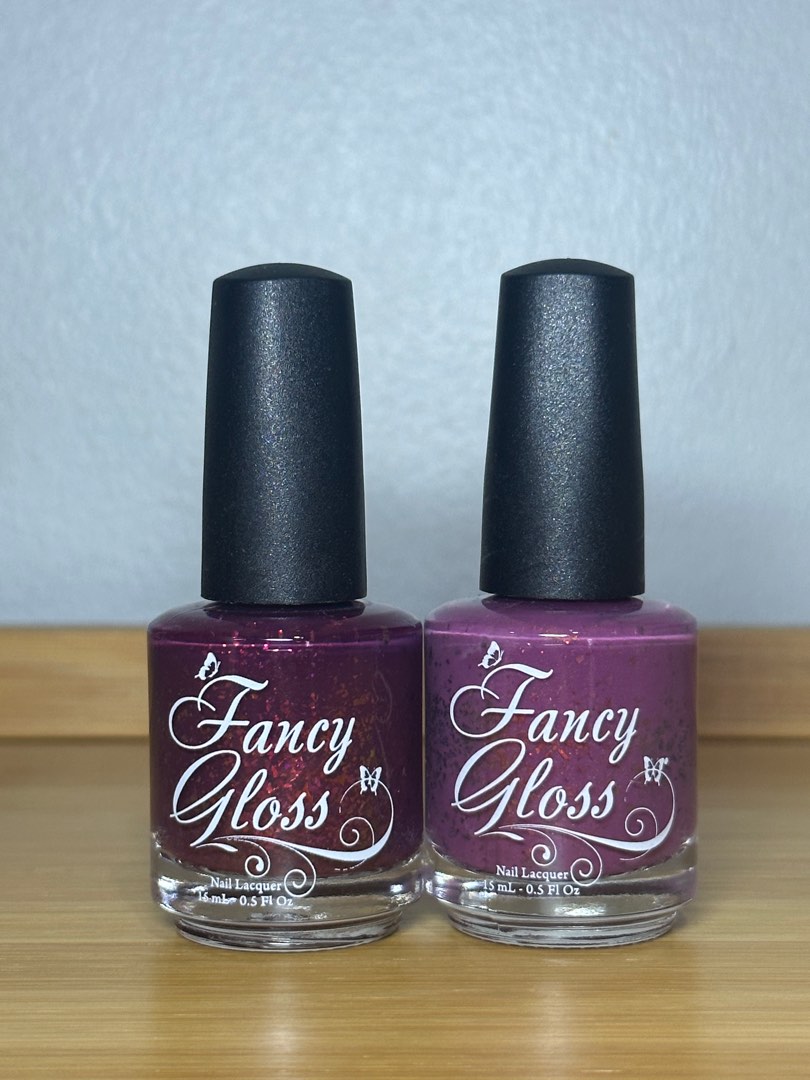 Fancy Gloss Nail Polish Flake Duo on Carousell