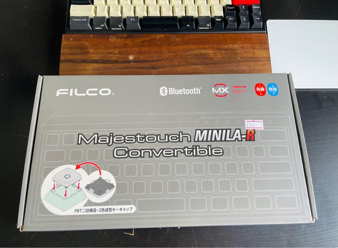 Filco Minila-R Bluetooth 5.0 mechanical keyboard with Cherry MX Red ...