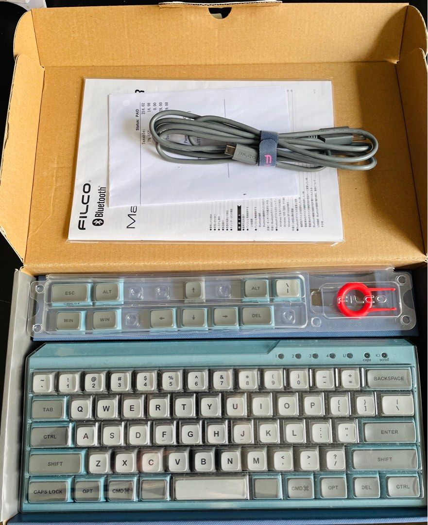 Filco Minila-R Bluetooth 5.0 mechanical keyboard with Cherry MX Red ...