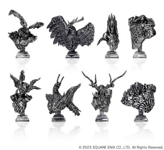 Final Fantasy XVI FF16 Eikon Bust Figure Complete Set, Hobbies & Toys ...