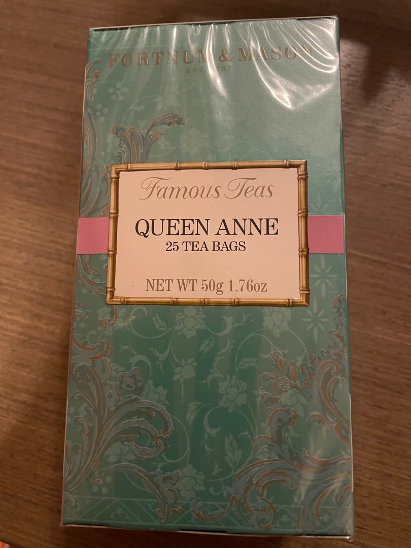 Fortnum & Mason Queen Anne 25 tea bags, 嘢食 & 嘢飲, 飲料 - Carousell