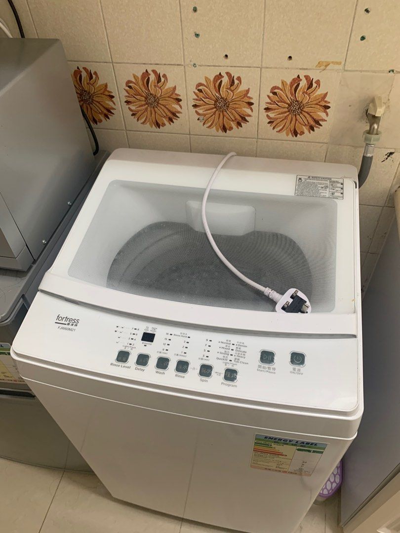 Fortress FJW60M21 washing machine (3 in 1), 家庭電器, 洗衣機及乾衣機 - Carousell