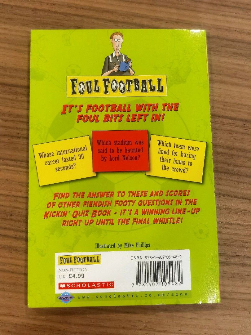 Foul Football Kickin Quiz Book Children Book By Michael Coleman ...