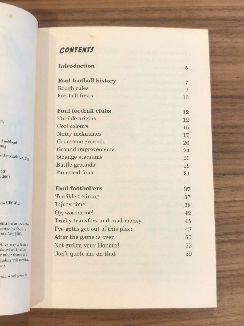 Foul Football Kickin Quiz Book Children Book By Michael Coleman ...