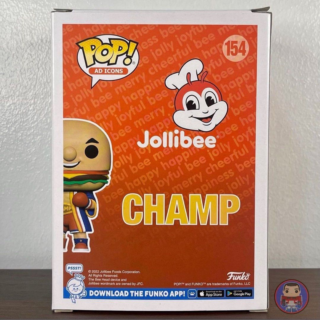 Funko Pop Ad Icons Jollibee - Champ on Carousell