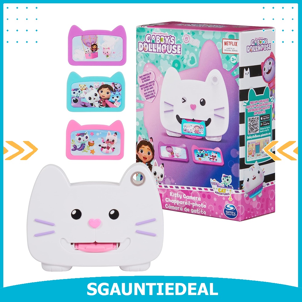 Gabby's Dollhouse, Kitty Camera, Pretend Play Preschool Kids Toys for ...