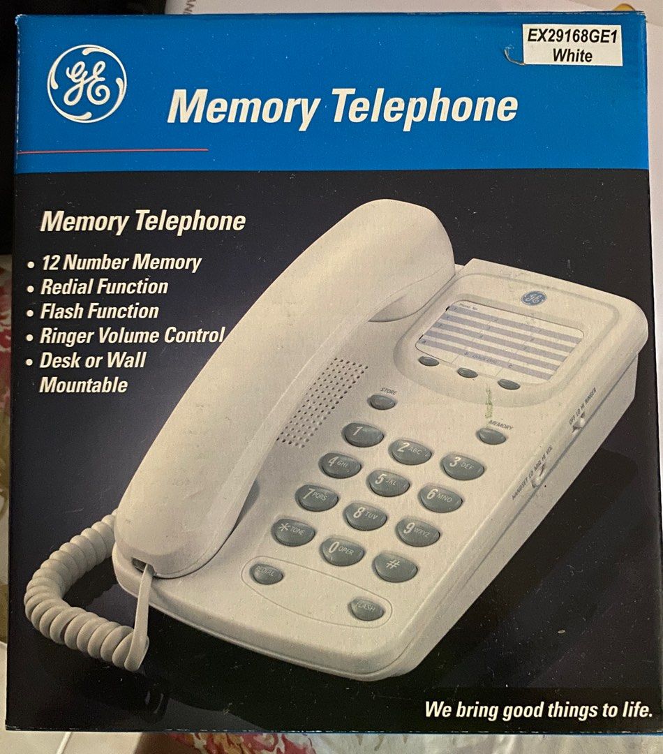 GE Memory Telephone, TV & Home Appliances, Other Home Appliances on ...