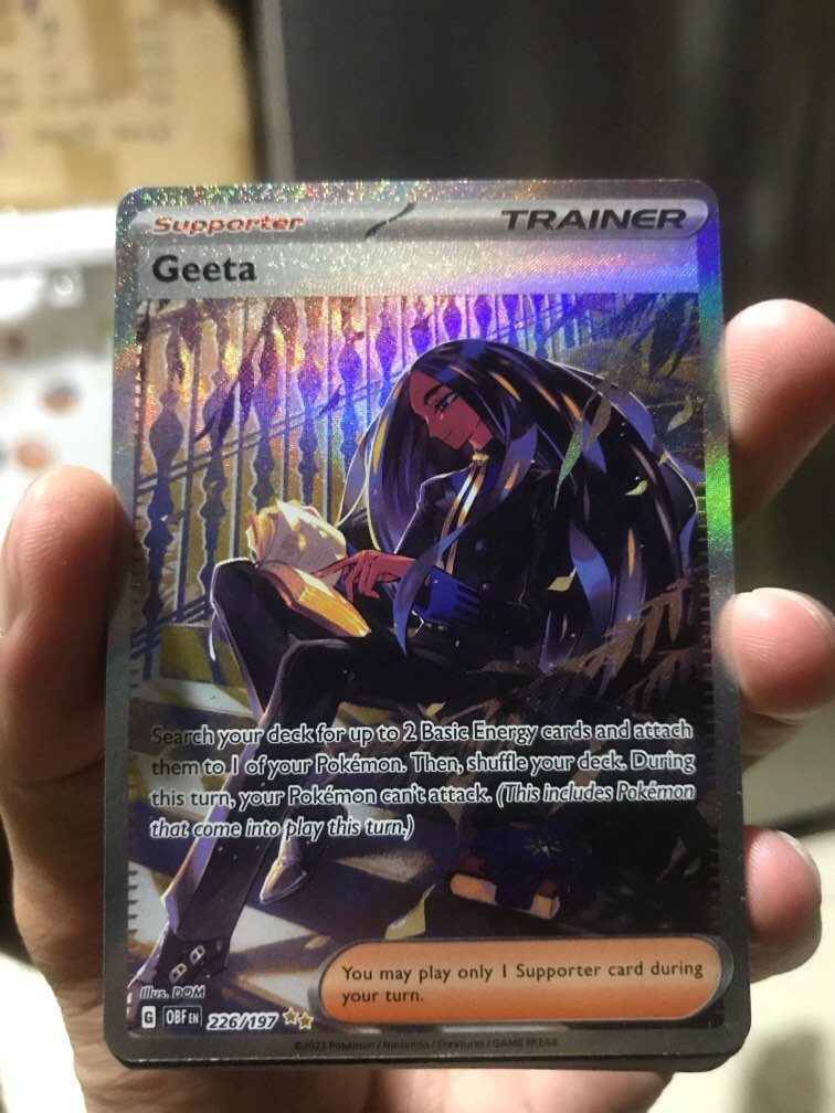 Geeta Trainer card, Hobbies & Toys, Toys & Games on Carousell