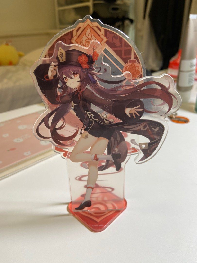 Genshin Impact HuTao stand, Hobbies & Toys, Memorabilia & Collectibles ...