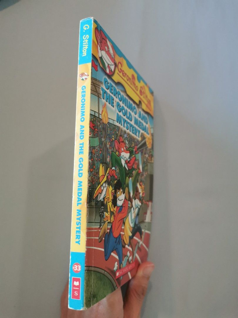 Geronimo and the Gold Medal Mystery Geronimo Stilton Book, Hobbies ...