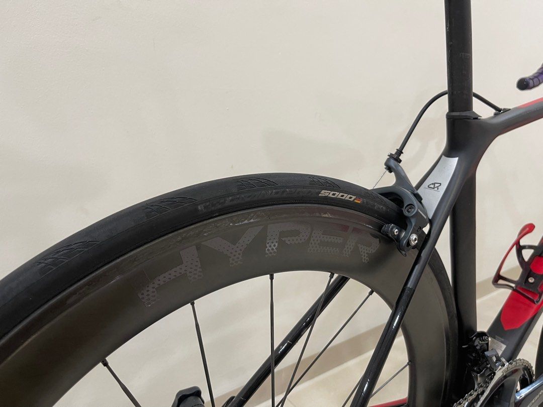 GIANT TCR ADVANCES 1 RIM BRAKE hyper wheel, Sports Equipment, Bicycles ...