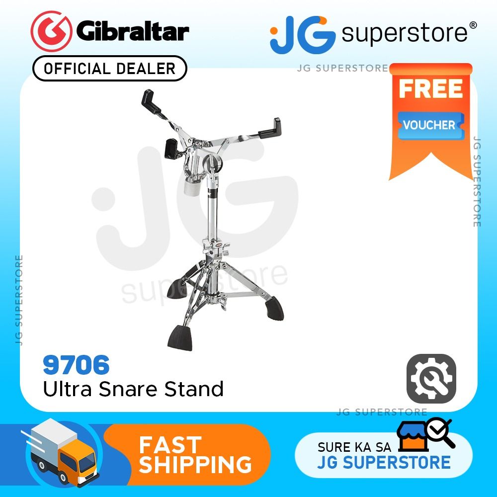 Gibraltar 9706 Pro Ultra Snare Stand with Adjustment Height 18" to 24 ...