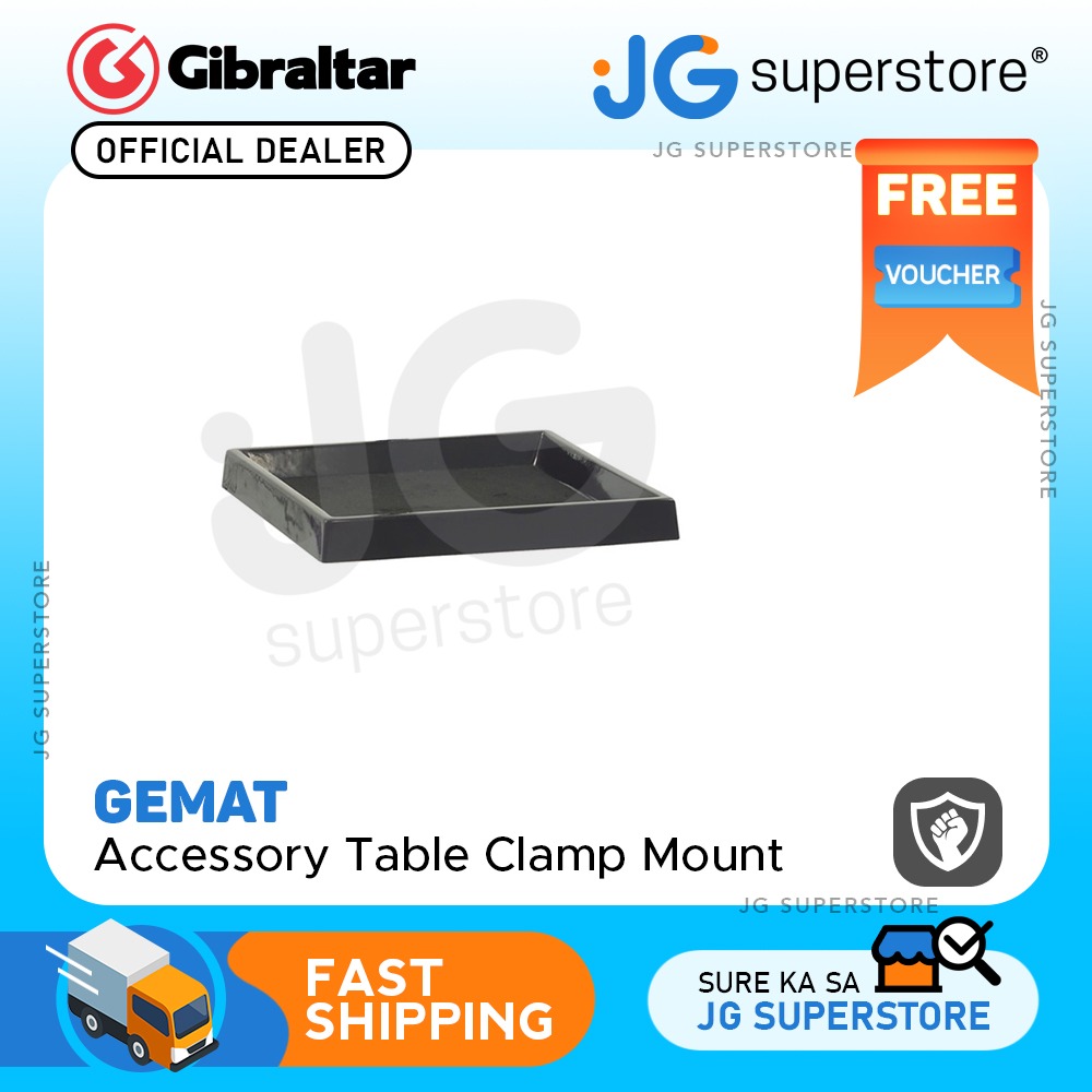Gibraltar Gemat Durable 12" x 12" Accessory Table Clamp Mount for ...