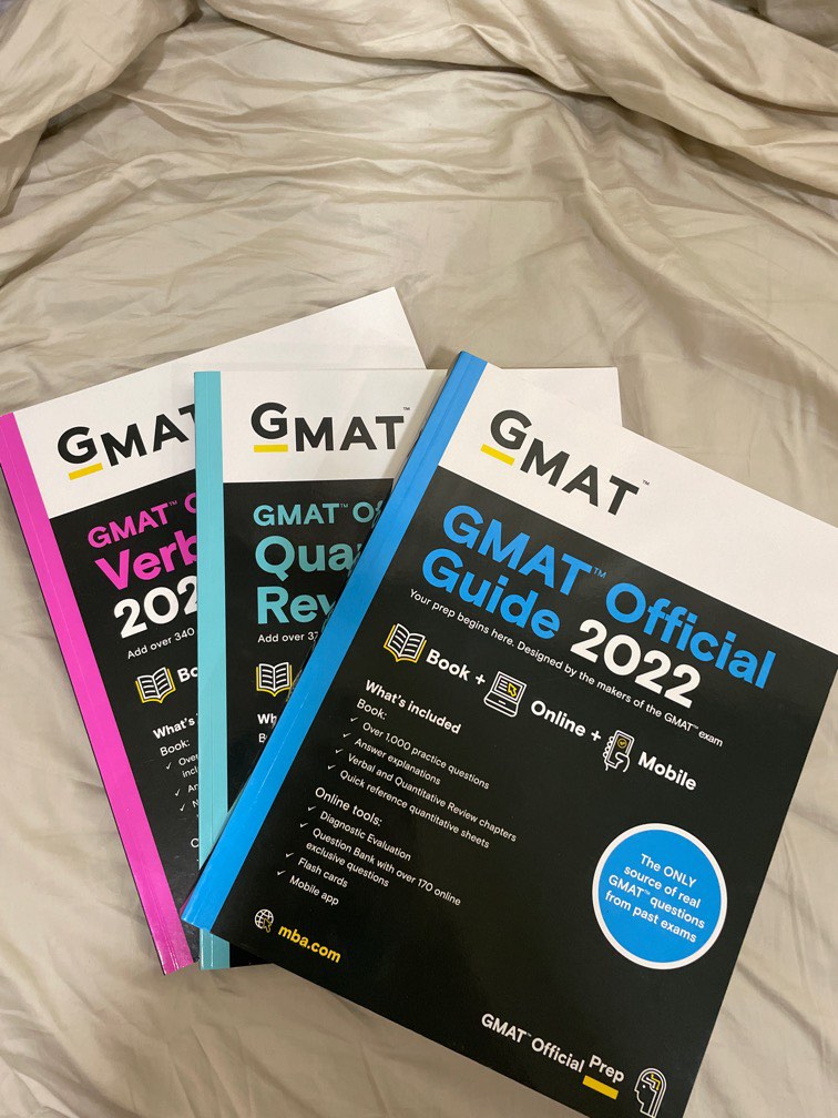 GMAT 2022 Official Guide full set including digital prep, Hobbies ...