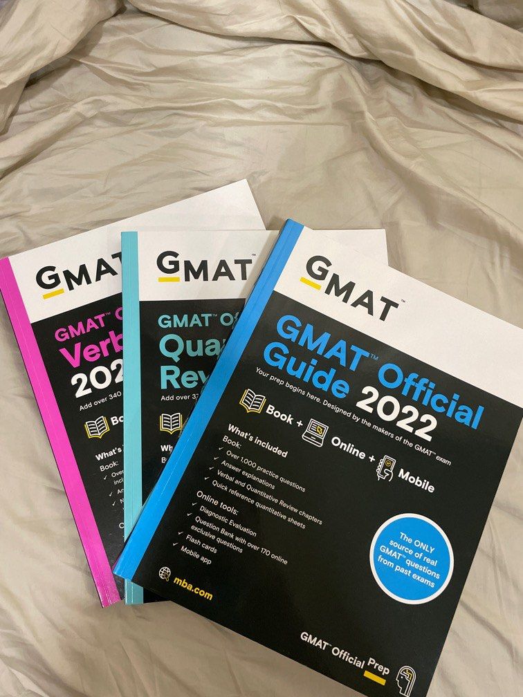GMAT 2022 Official Guide full set including digital prep, Hobbies ...