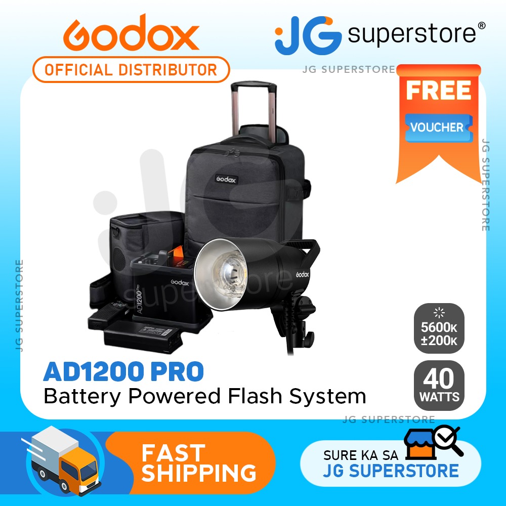 Godox AD1200Pro AD1200 Pro Battery Powered Flash System 1200Ws 2.4g TTL Flash Strobe Monolight ...