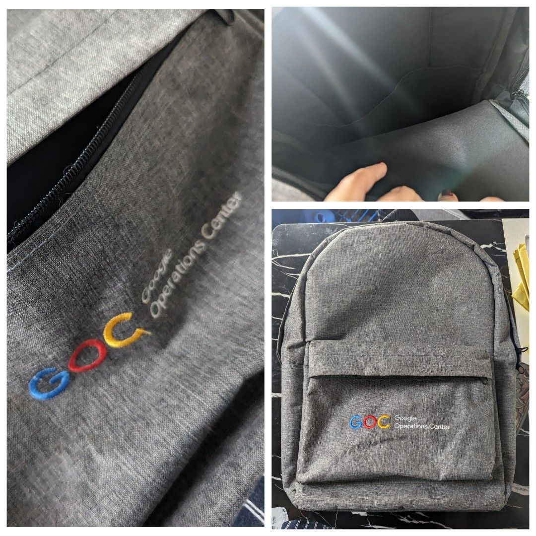 Google Backpack, Men's Fashion, Bags, Backpacks on Carousell