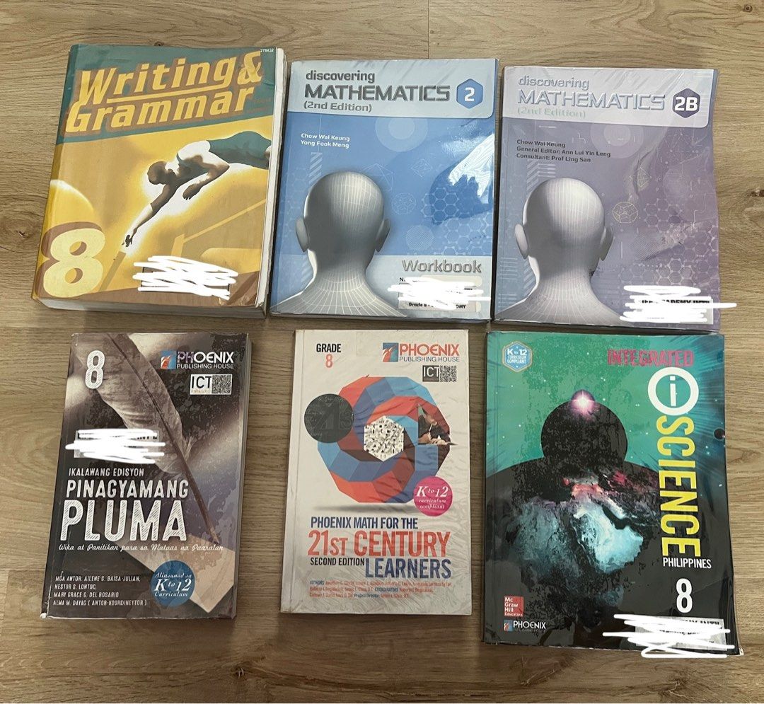 GRADE 8 BOOKS, Hobbies & Toys, Books & Magazines, Textbooks on Carousell