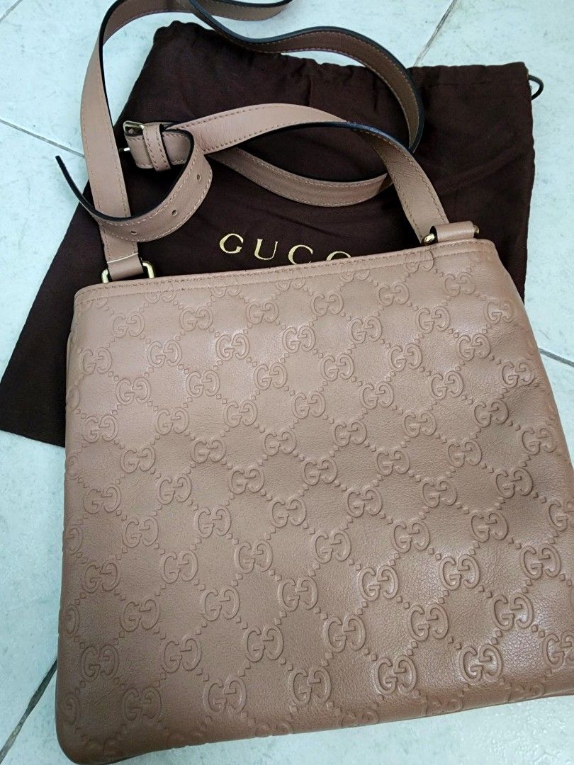 Gucci Crossbody Guccissima, Luxury, Bags & Wallets on Carousell
