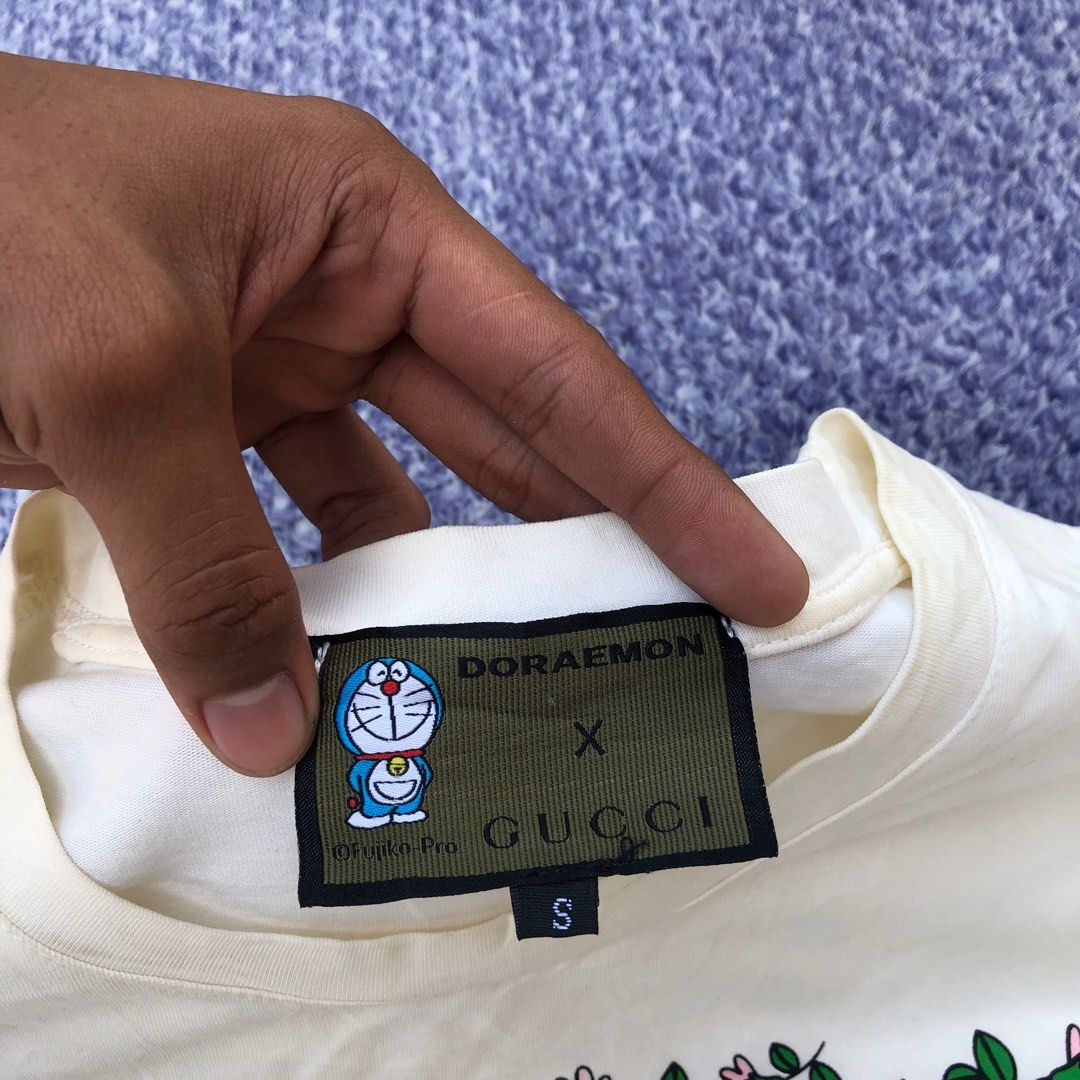 Gucci x doraemon, Men's Fashion, Tops & Sets, Tshirts & Polo Shirts on ...
